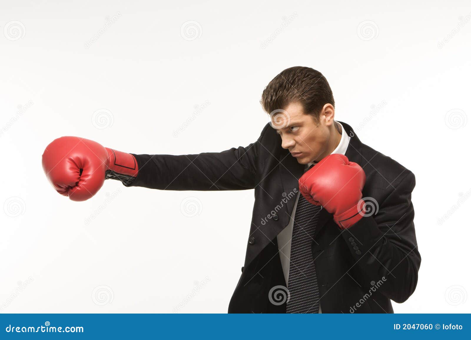Man wearing boxing gloves stock photo. Image of fight - 2047060