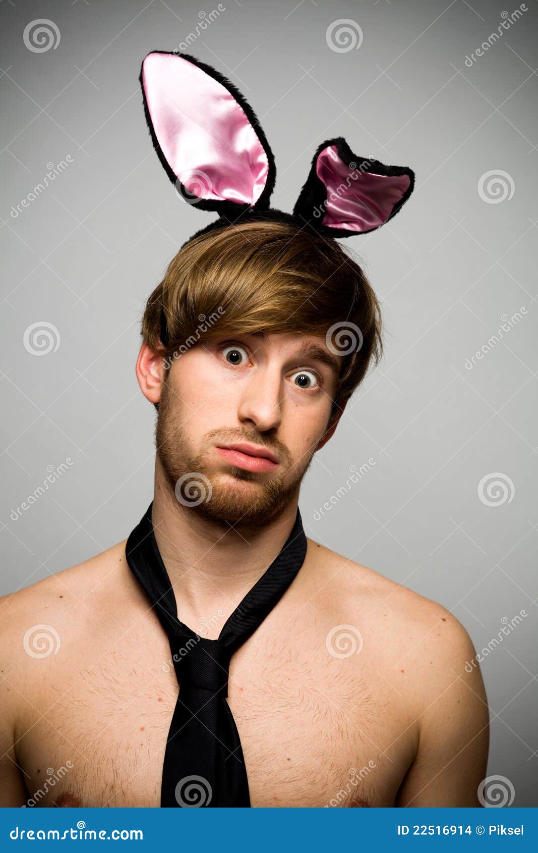 Man Wearing Bunny Ears Stock Photo | CartoonDealer.com #22516914
