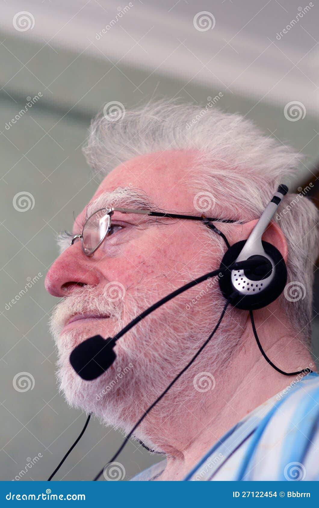 Man wearing headset stock photo. Image of consultant - 27122454