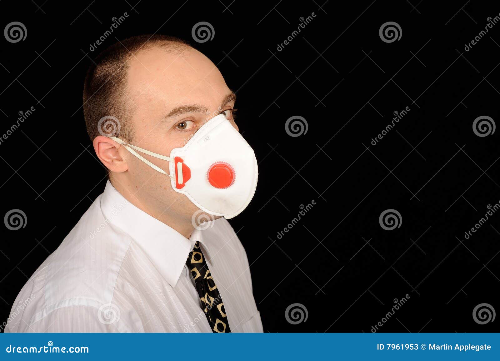 Man wearing a mask stock image. Image of professional - 7961953
