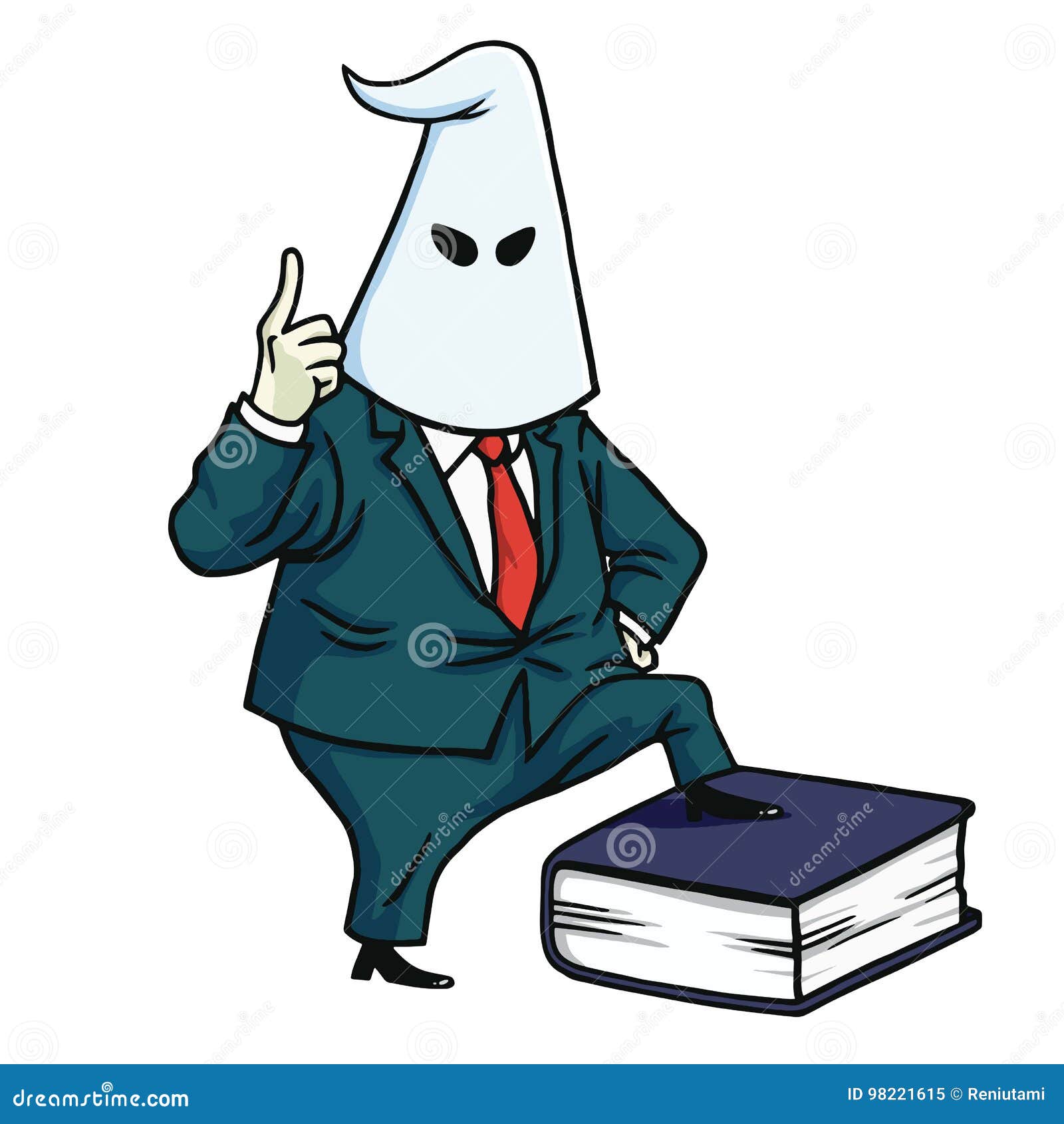 Man Wearing Mask. Vector Cartoon Illustration. August 19, 2017 ...