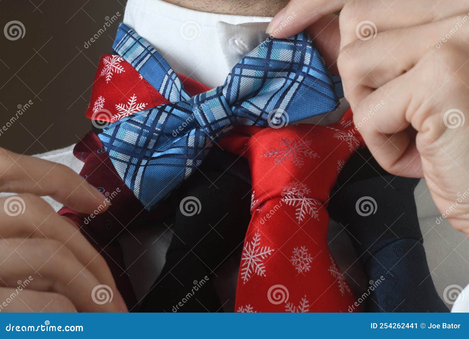 Man wearing multiple ties stock image. Image of ensemble - 254262441