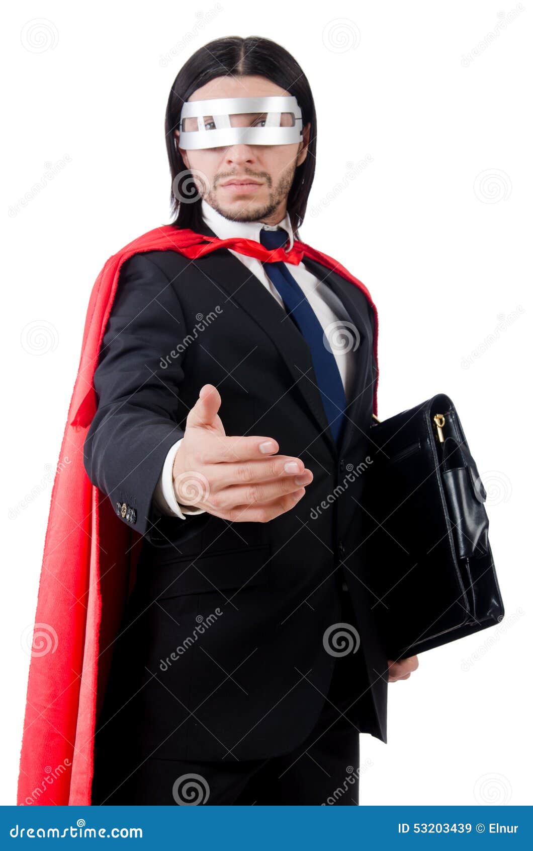 Man Wearing Red Clothing in Funny Concept Stock Image - Image of robot ...