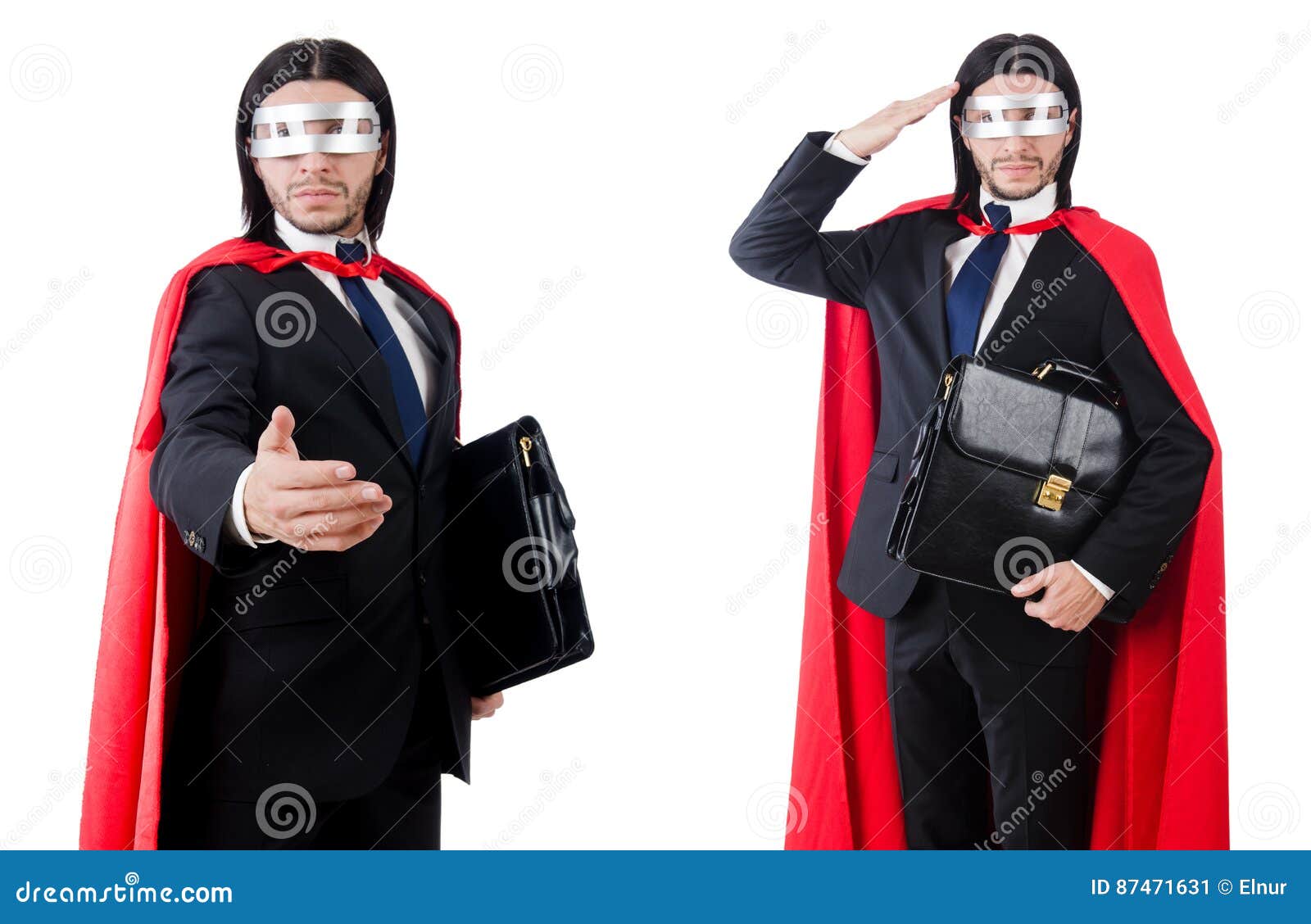 The Man Wearing Red Clothing in Funny Concept Stock Image - Image of ...