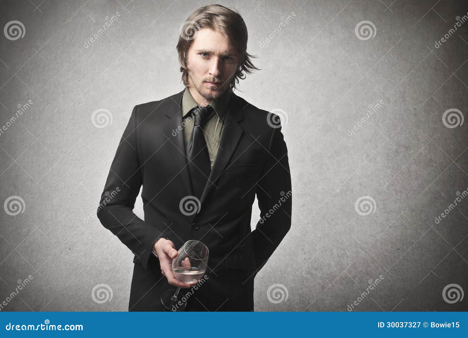 Man holding a glass stock image. Image of flower, style - 30037327