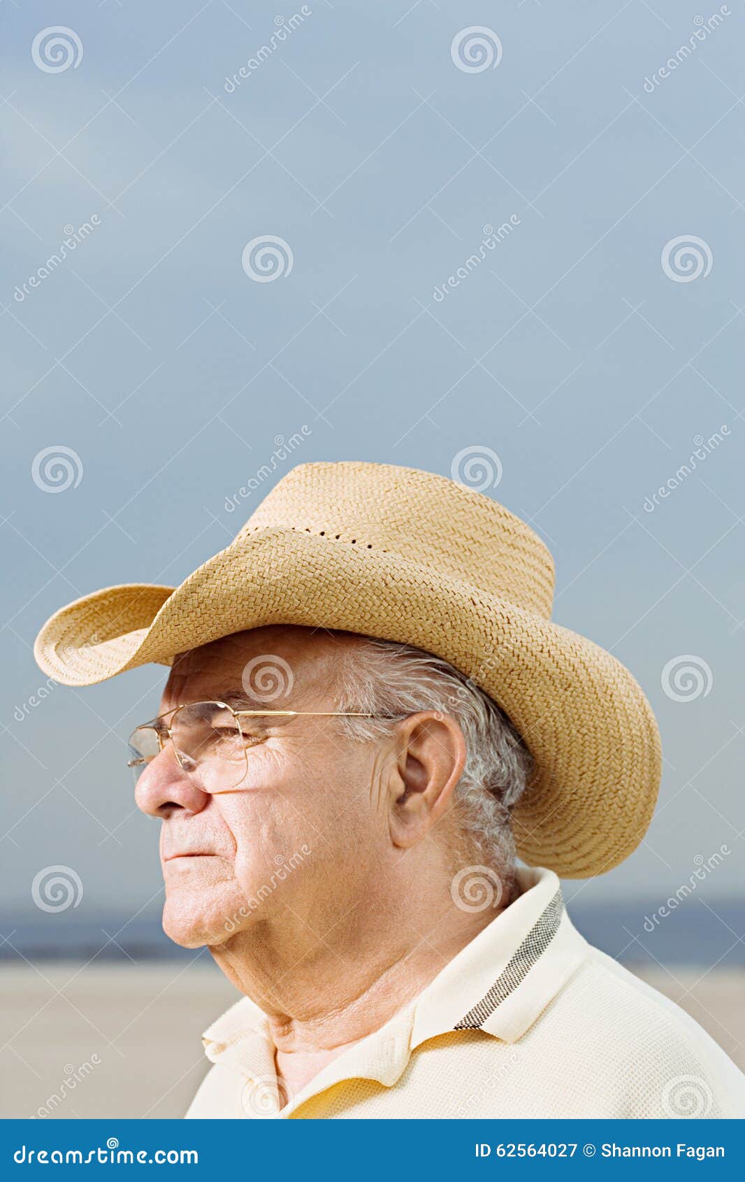 Man Wearing a Straw Cowboy Hat Stock Image - Image of ethnicity ...