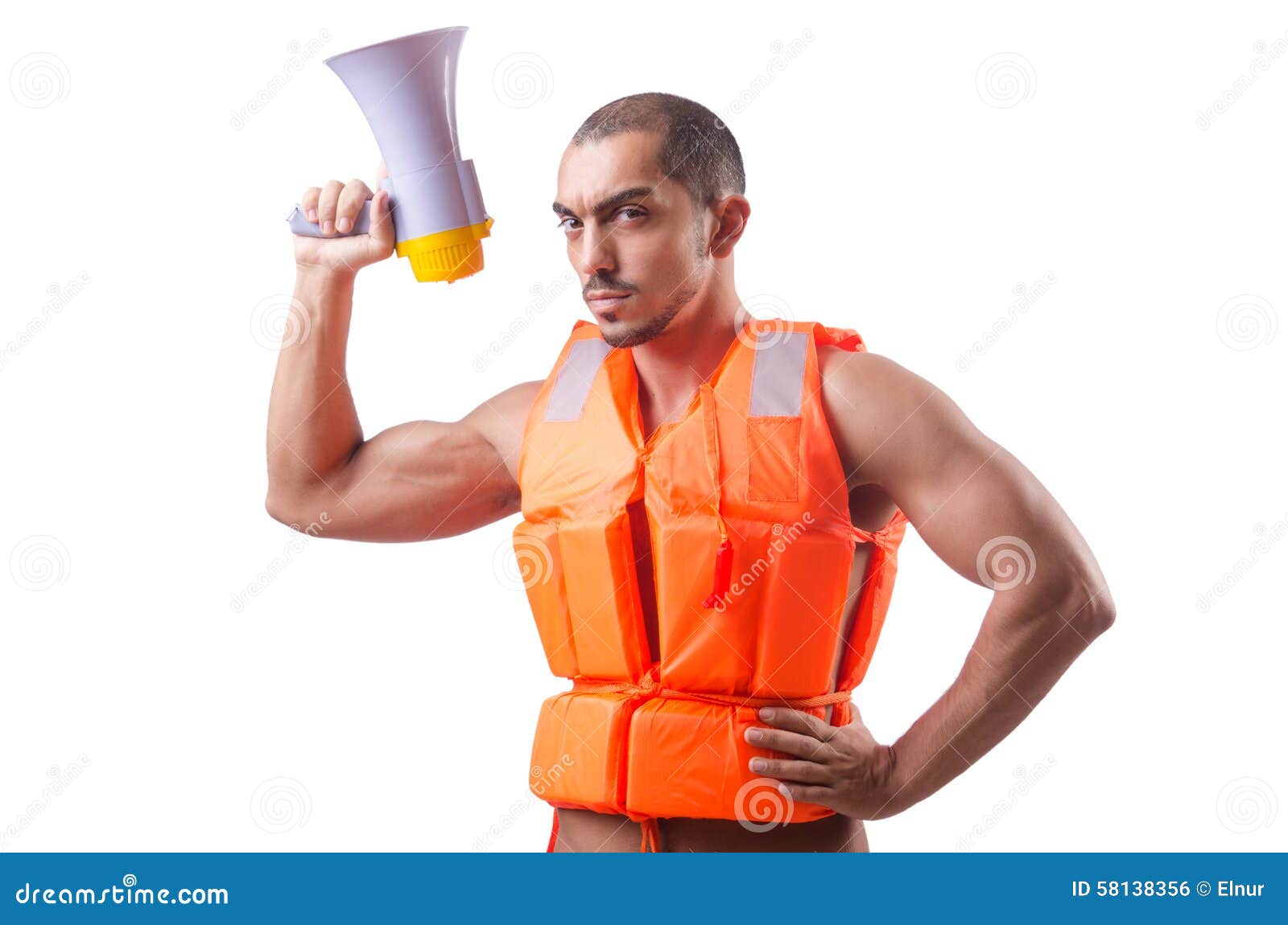 Wearing EMS Vest Royalty-Free Stock Photo | CartoonDealer.com #123664785