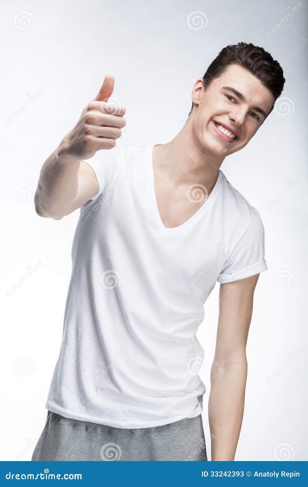 Man Wearing White T-shirt On Light Background Stock Image - Image of ... Man Wearing White T-shirt On Light Background Stock Image - Image of ...