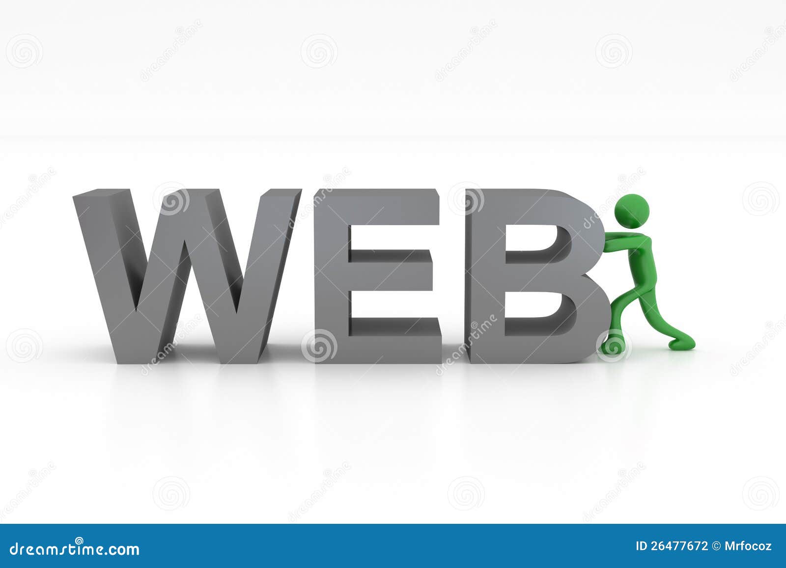 Man of the Web stock illustration. Illustration of browser - 26477672