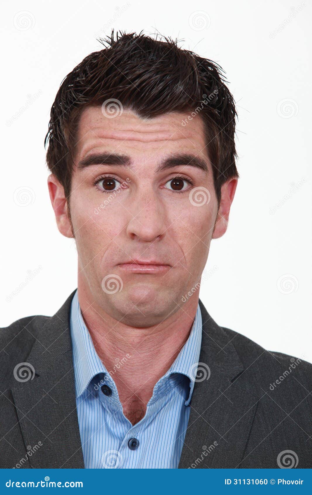 Man with a weird face. stock photo. Image of energy, humor - 31131060
