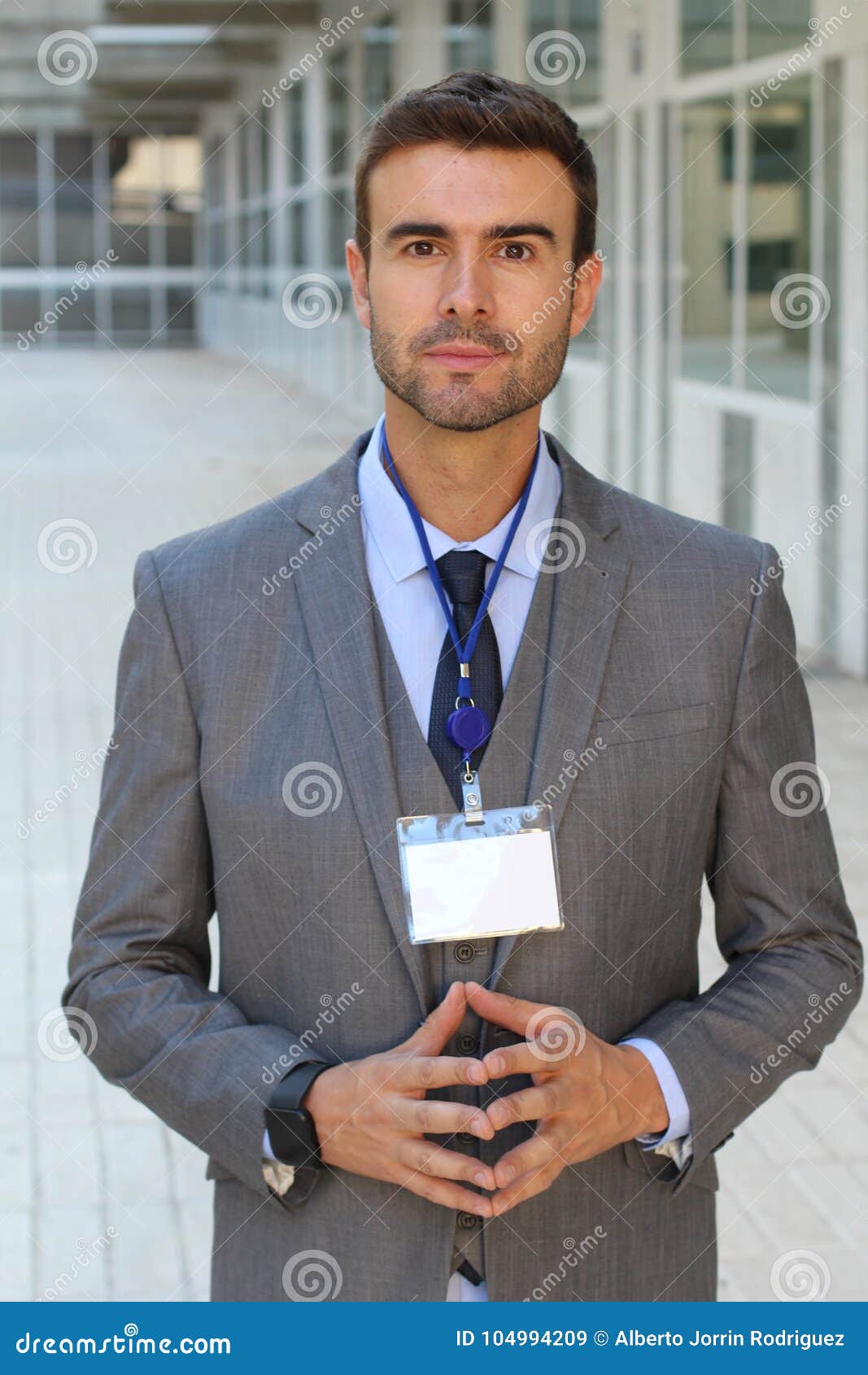 Man with a Welcoming Gesture Stock Image - Image of hostess, finger ...
