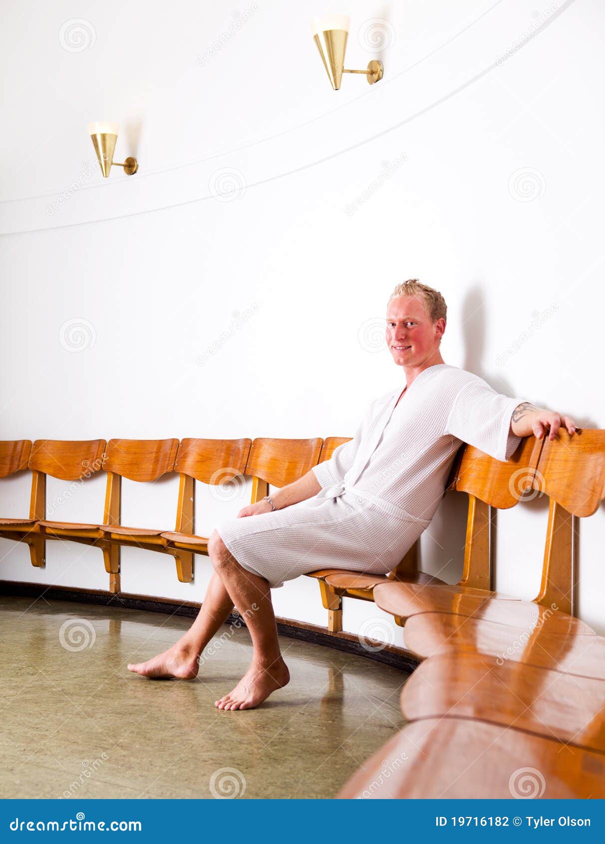 Man in Wellness Spa stock photo. Image of lifestyle, dayspa - 19716182