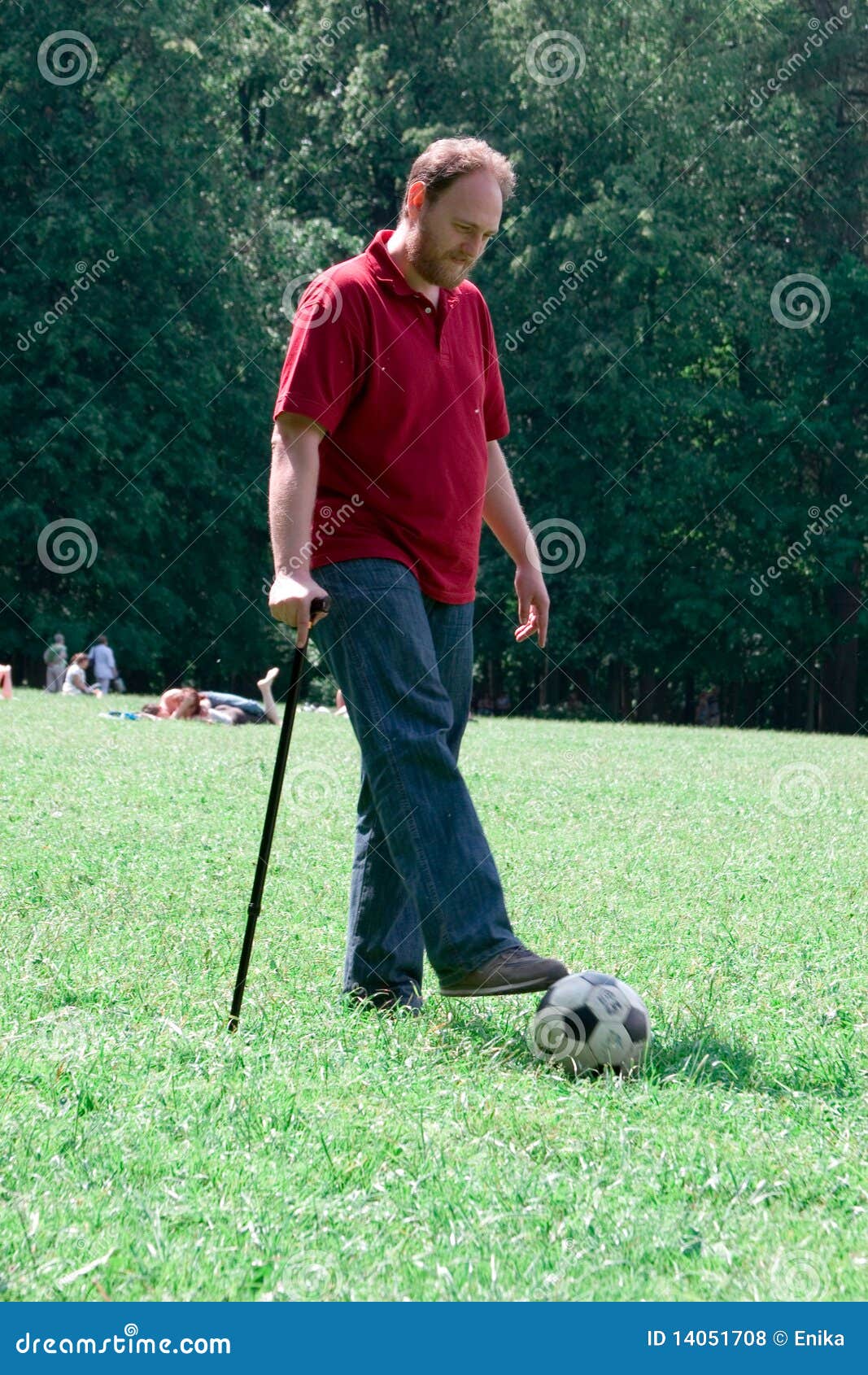 Man-wheel with a stick stock photo. Image of nature, grass - 14051708