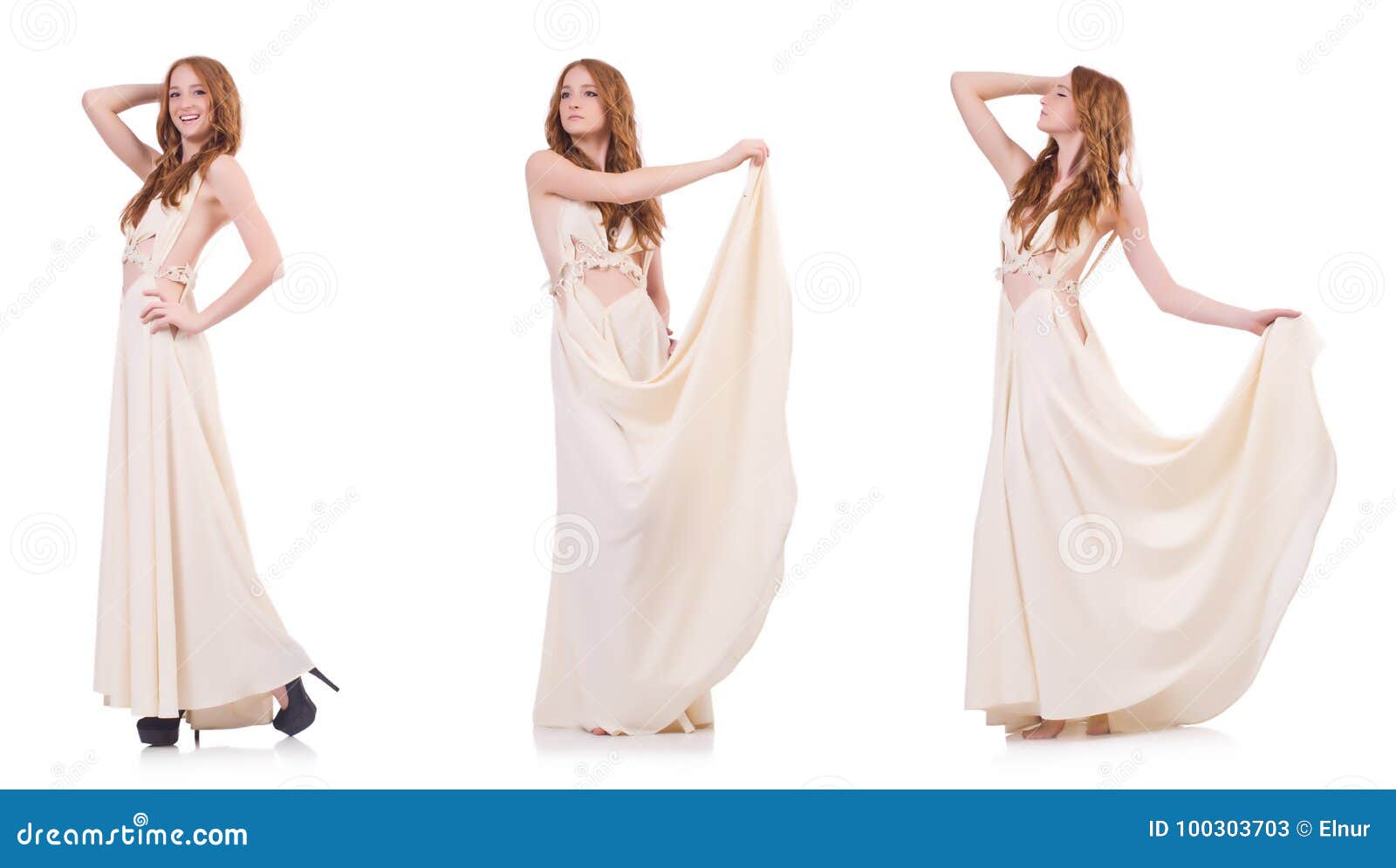 The Man in White Dress Isolated on White Stock Image - Image of ...