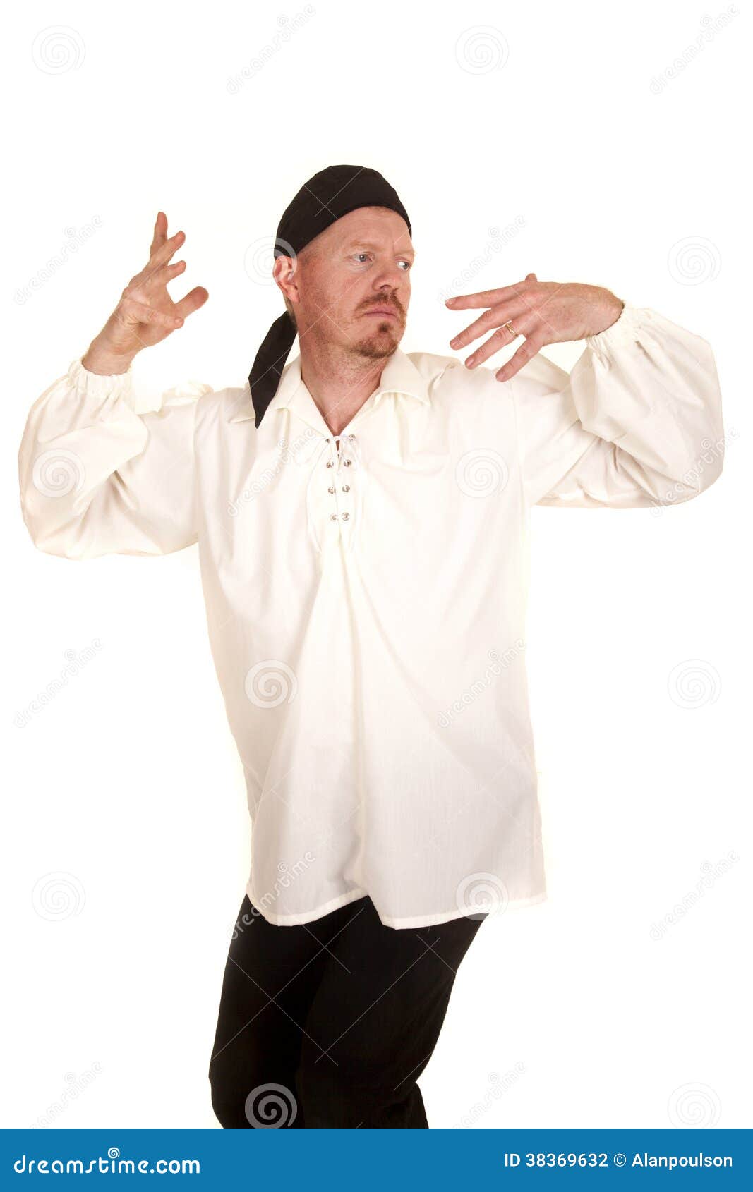 Man White Shirt Bandana Dance Stock Photo - Image of gang, black: 38369632