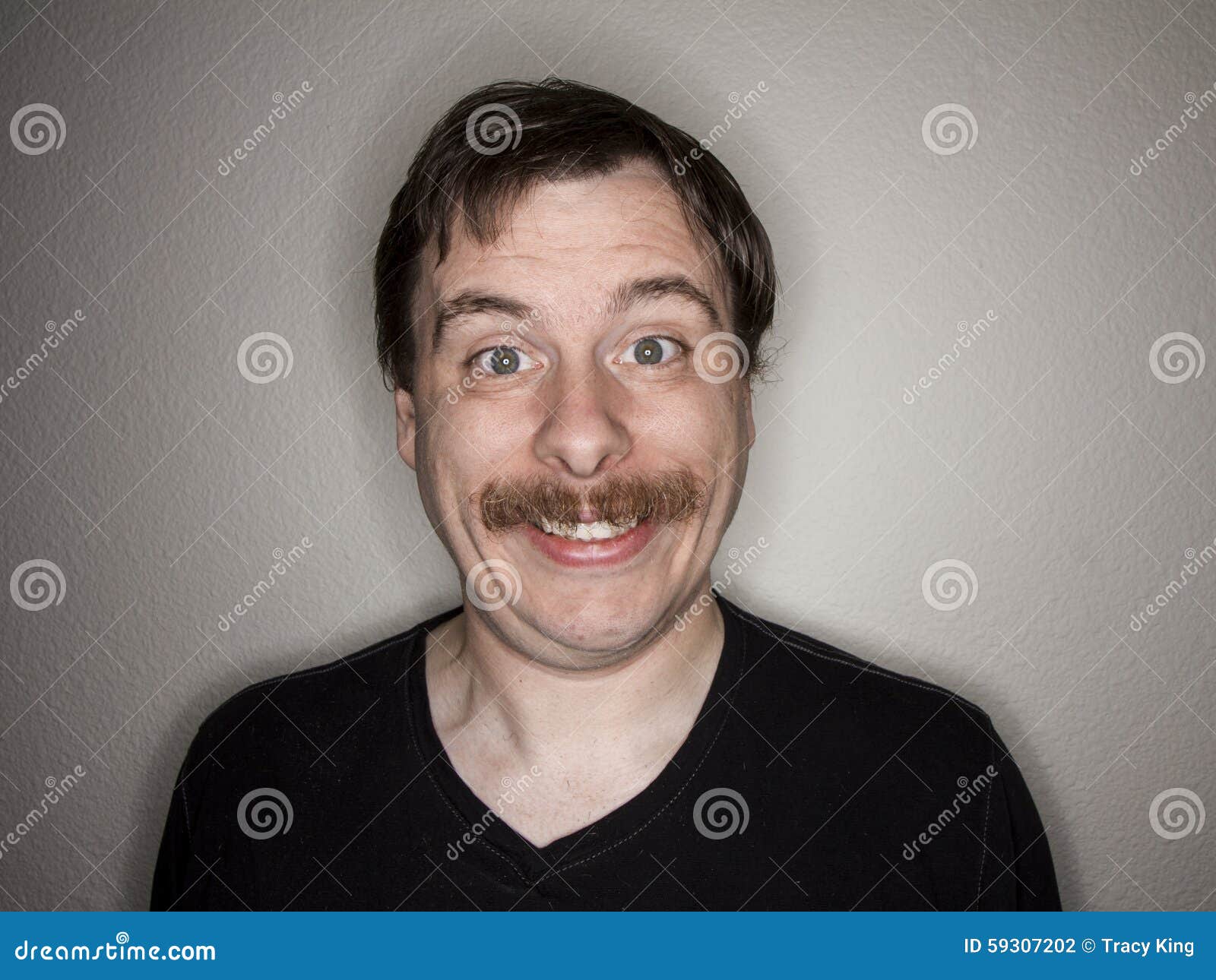 Man with a wide smile stock photo. Image of humorous - 59307202