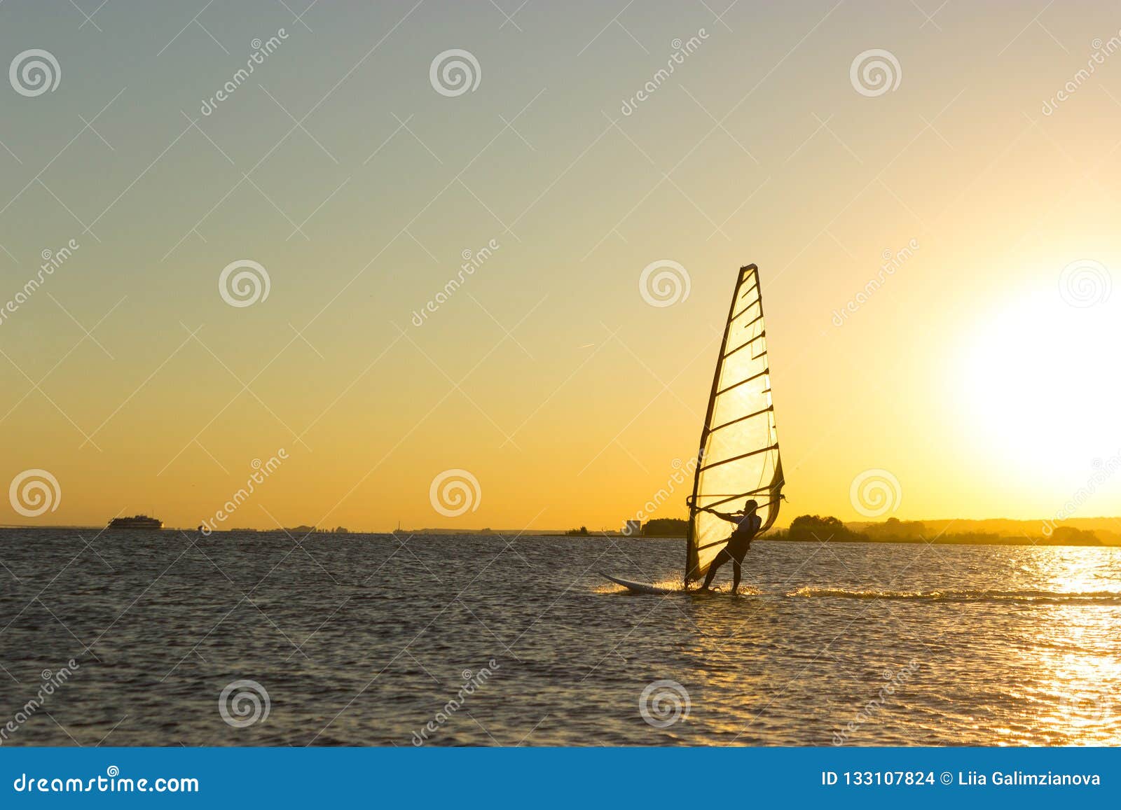 Man on windsurf editorial stock image. Image of lifestyle - 133107824