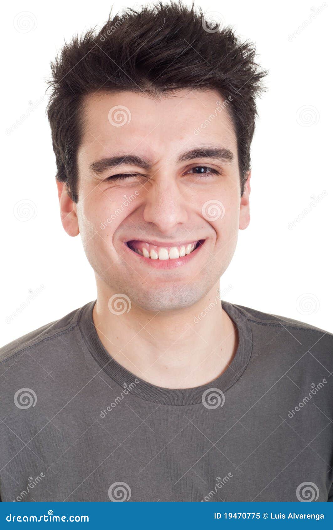 Man Winking Royalty Free Stock Photo - Image: 19470775