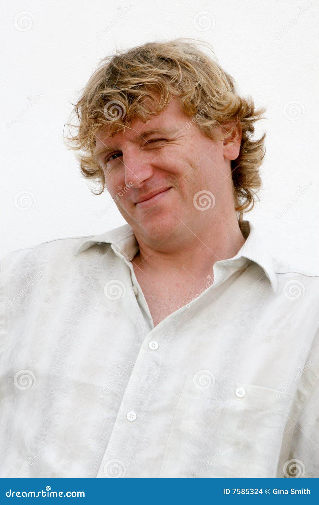 Man winking stock photo. Image of expression, happy, adult - 7585324