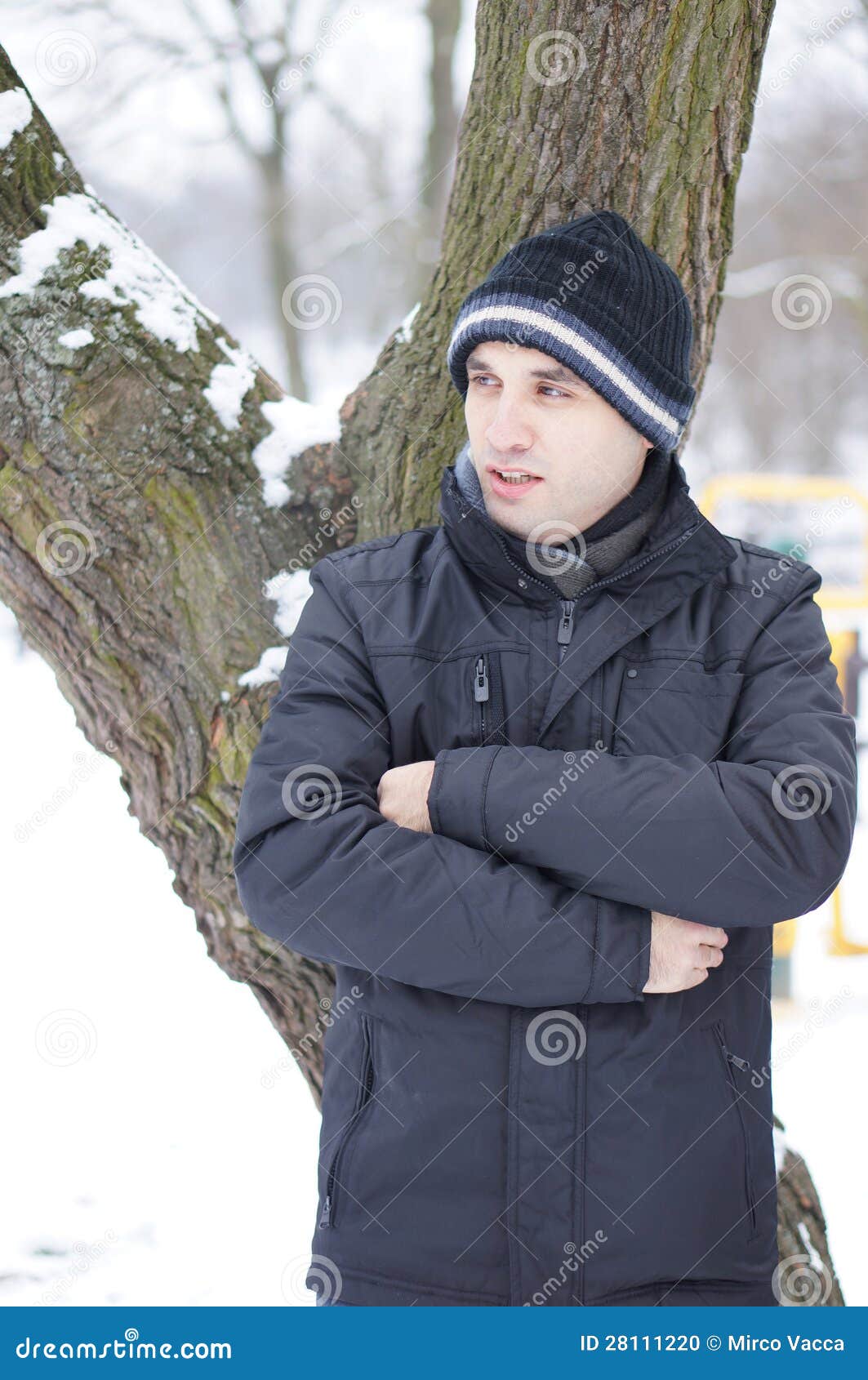 Man with winter clothes stock photo. Image of scarf, person - 28111220