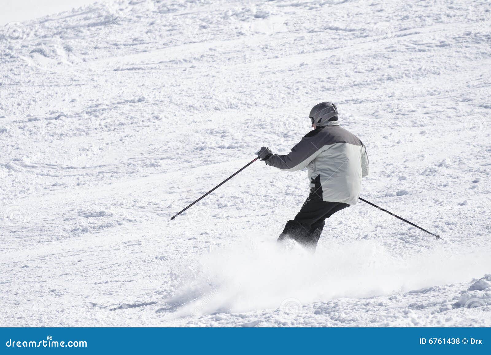 Man winter ski stock photo. Image of skier, active, snow - 6761438
