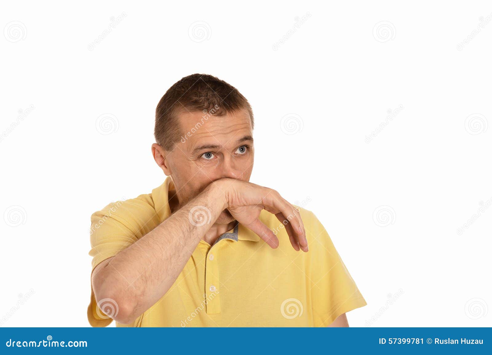 Wiping Nose With Hand