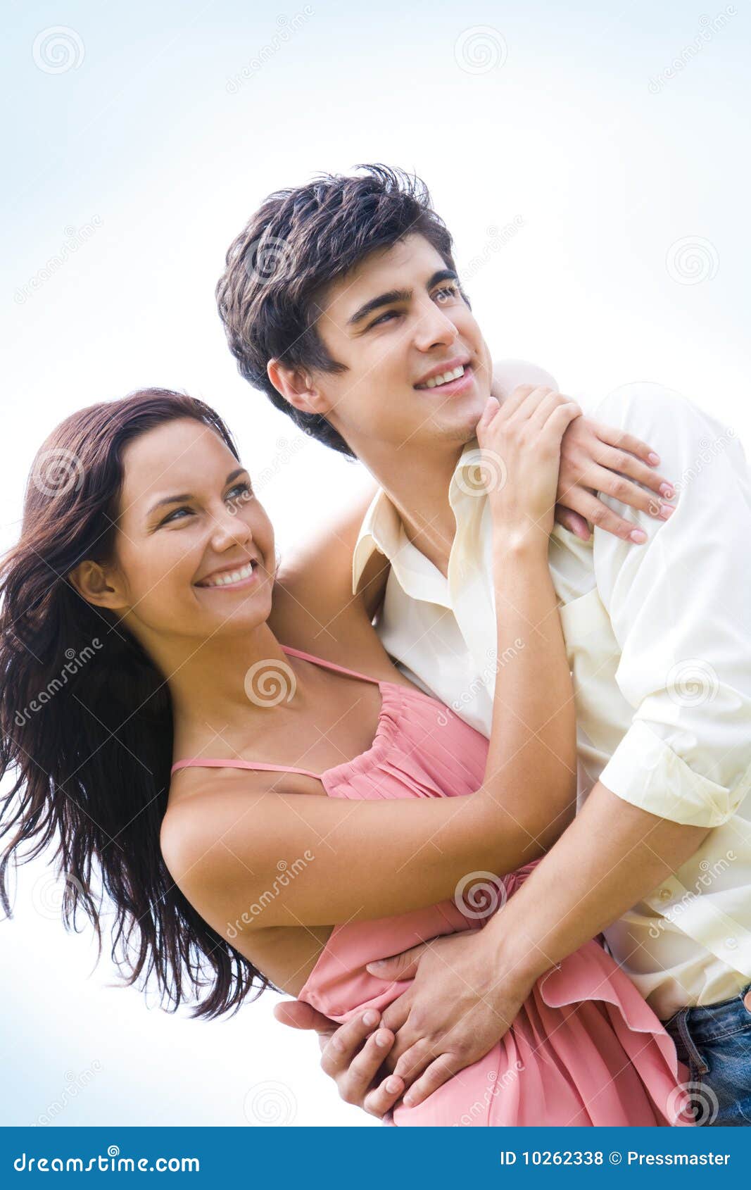 Man and woman stock photo. Image of handsome, cheerful - 10262338