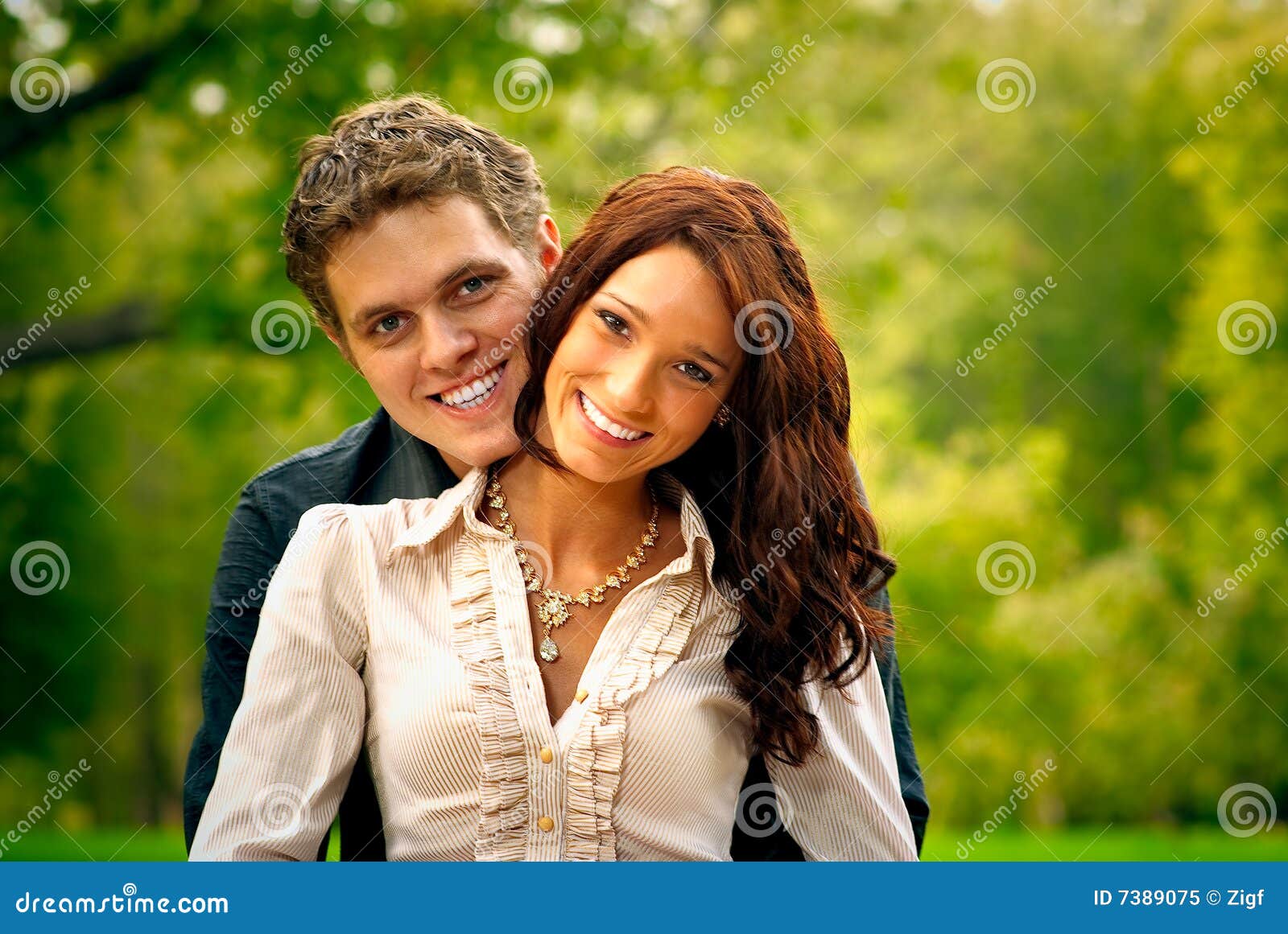 Man and woman stock image. Image of couple, front, european - 7389075