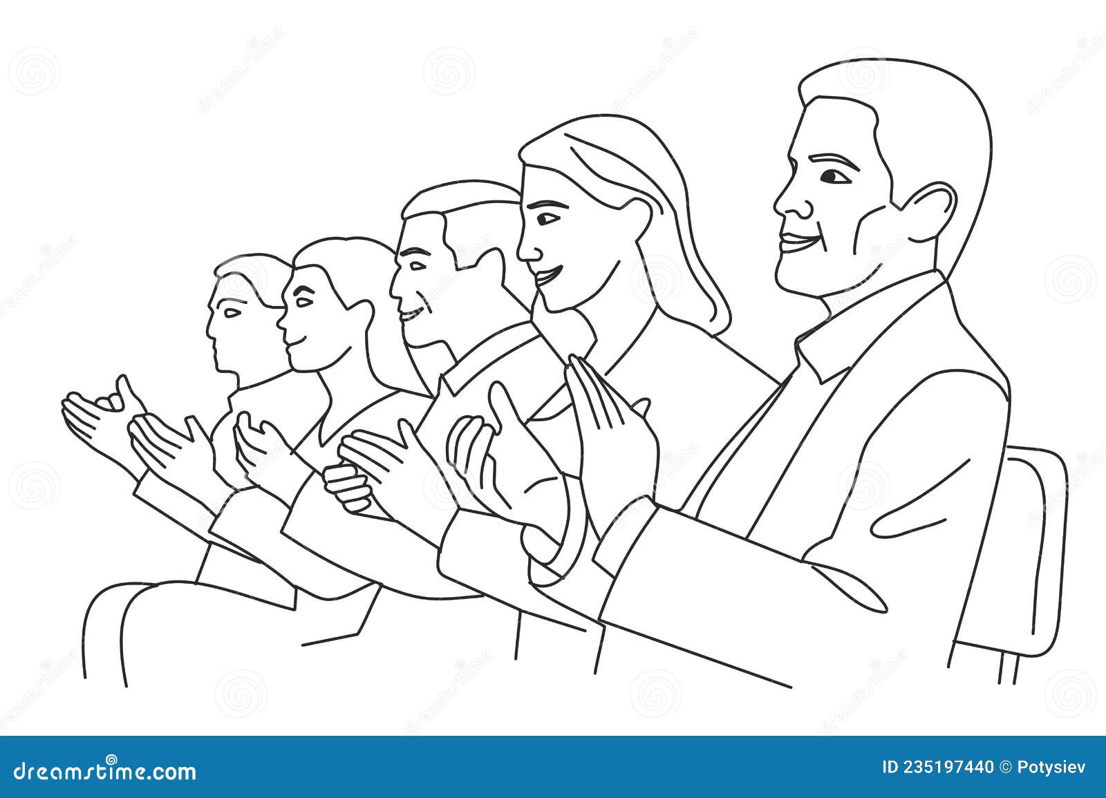 No Applause Vector Icon. Flat No Applause Symbol Is Isolated On A White ...