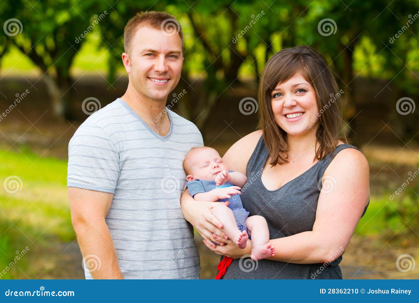 Man Woman and Baby stock photo. Image of loving, portraits - 28362210