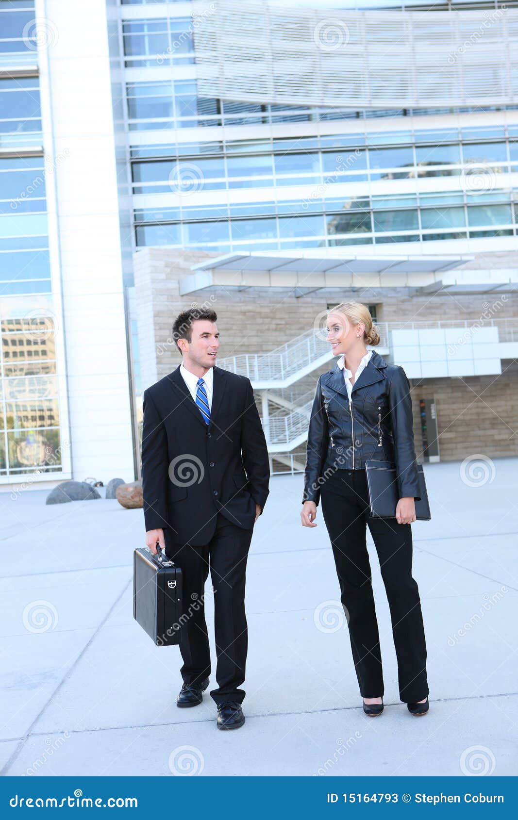 Man and Woman Business Team Stock Image - Image of male, female: 15164793