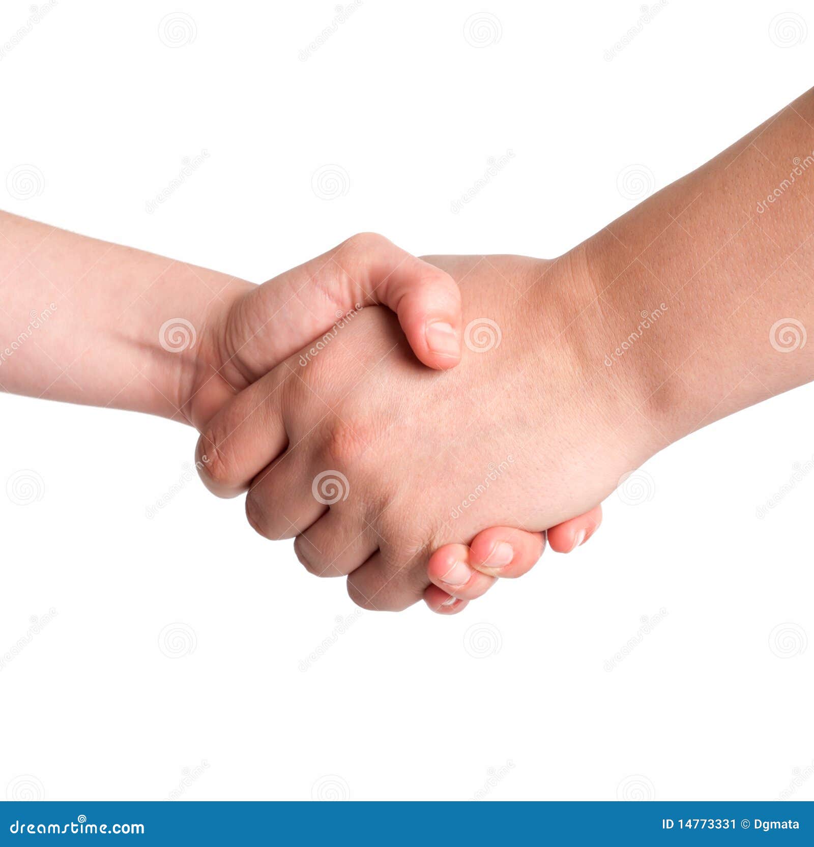 Handshake Isolated On Business Office Background Royalty-Free Stock ...