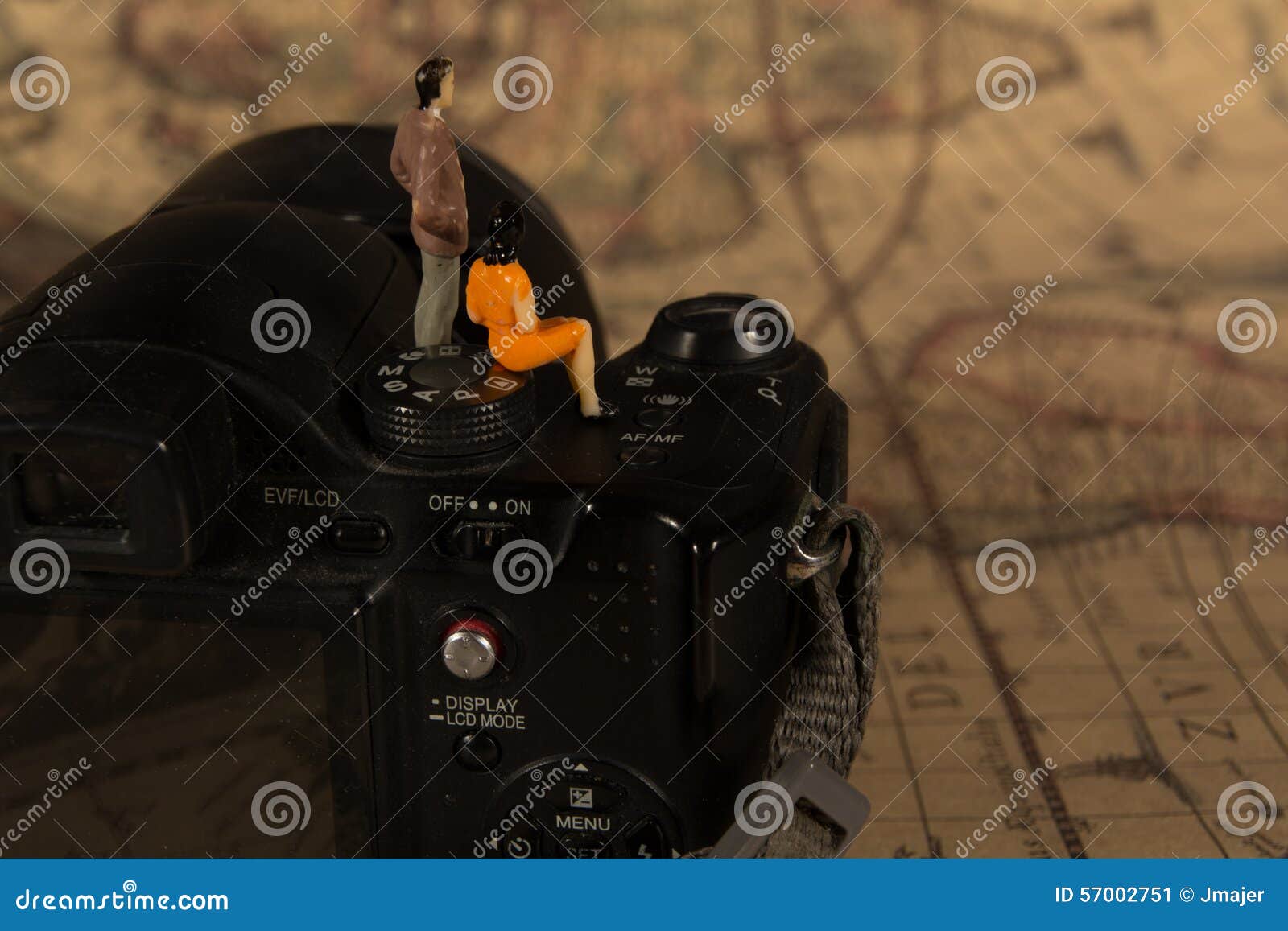 Man and Woman Sitting in Camera Stock Image - Image of pretty, braies ...