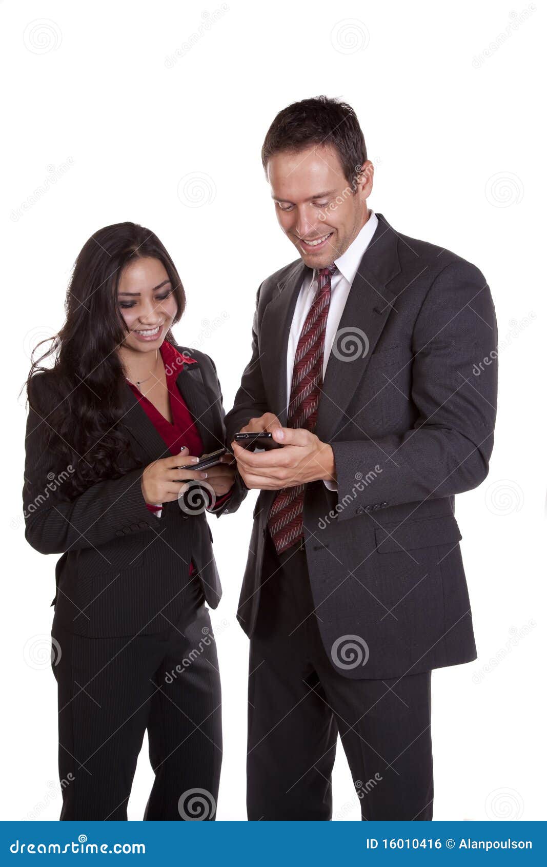 Man and woman texting stock photo. Image of handsome - 16010416