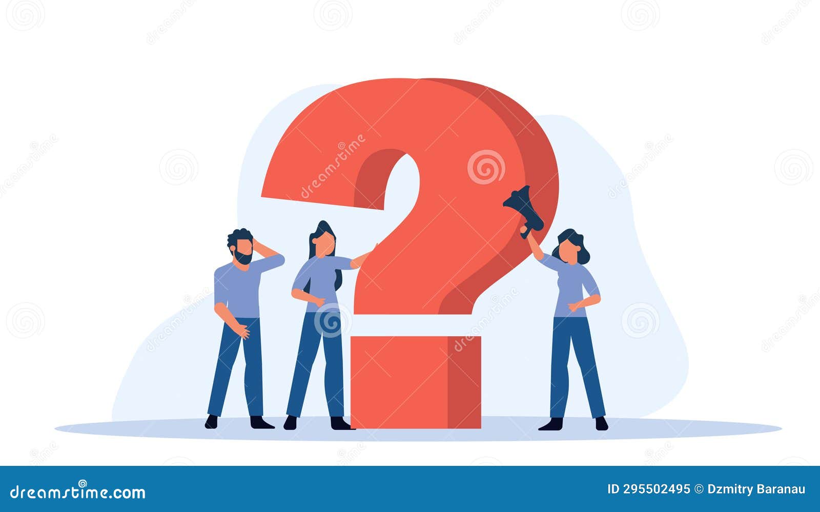 The Man and the Woman are Thinking about Problems. People and Their ...