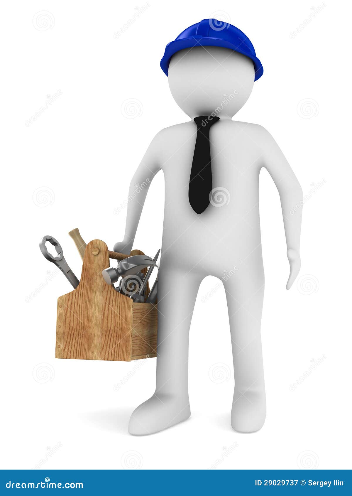 Wooden Toolbox With Tools Royalty-Free Stock Photography ...