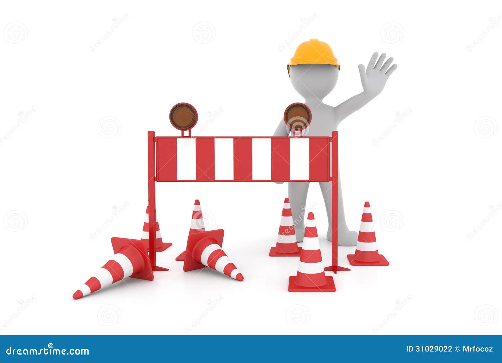 Man at work stock illustration. Illustration of clipping - 31029022