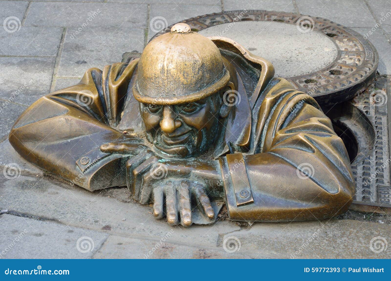 Man at work statue editorial stock photo. Image of statue - 59772393