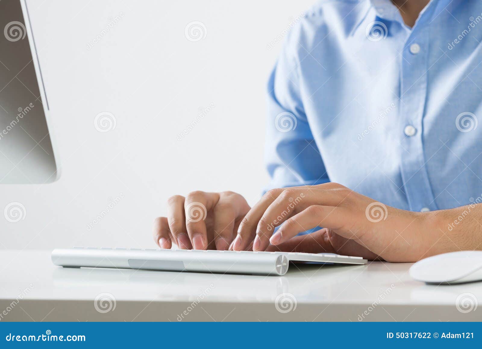 Man at work stock photo. Image of male, handsome, screen - 50317622