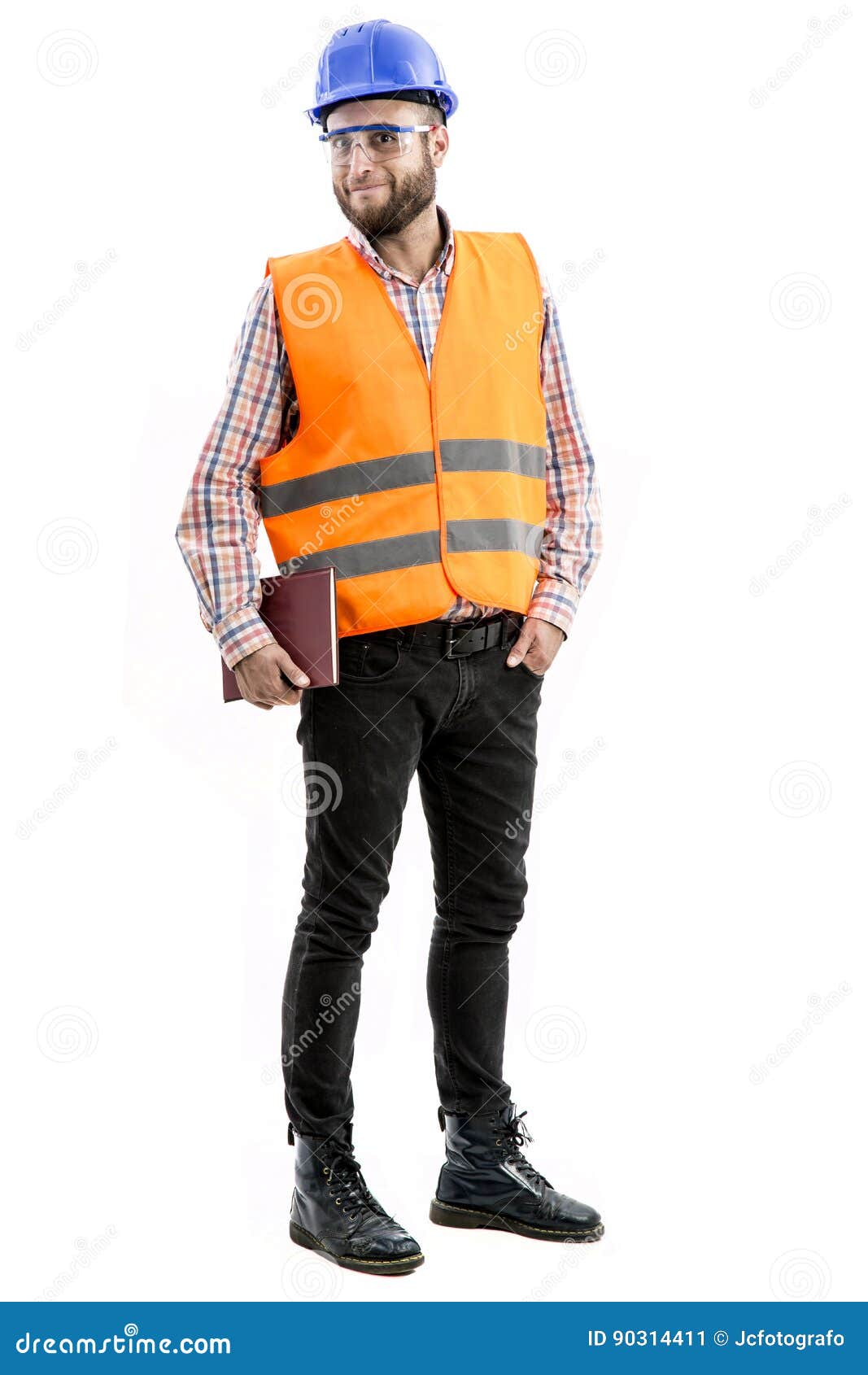 Man worker with big head stock image. Image of angry - 90314411
