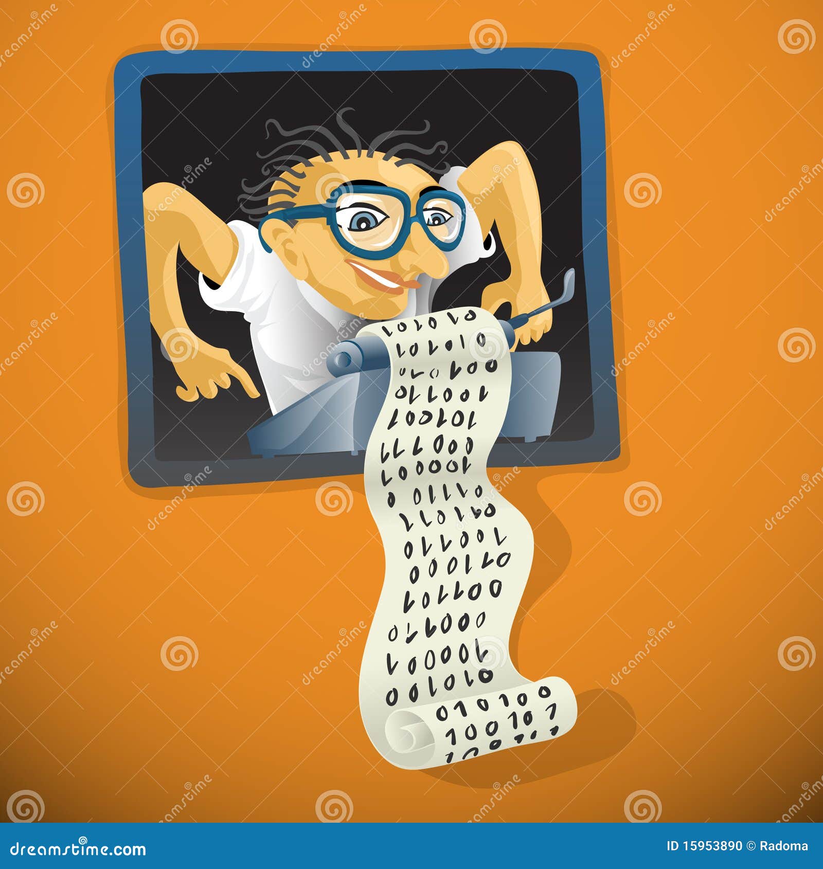 Programmer Working Home Funny Character Stock Illustrations – 39 ...