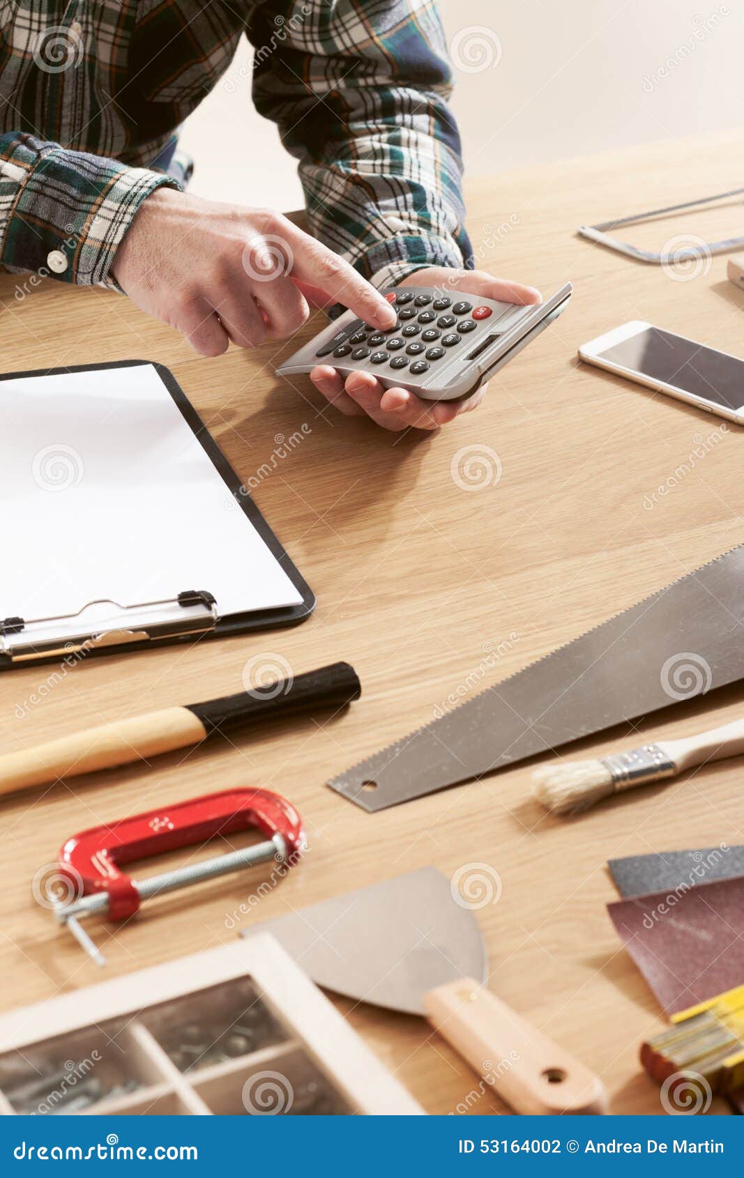 Man Working on a DIY Project Stock Photo - Image of crafts, handyman ...