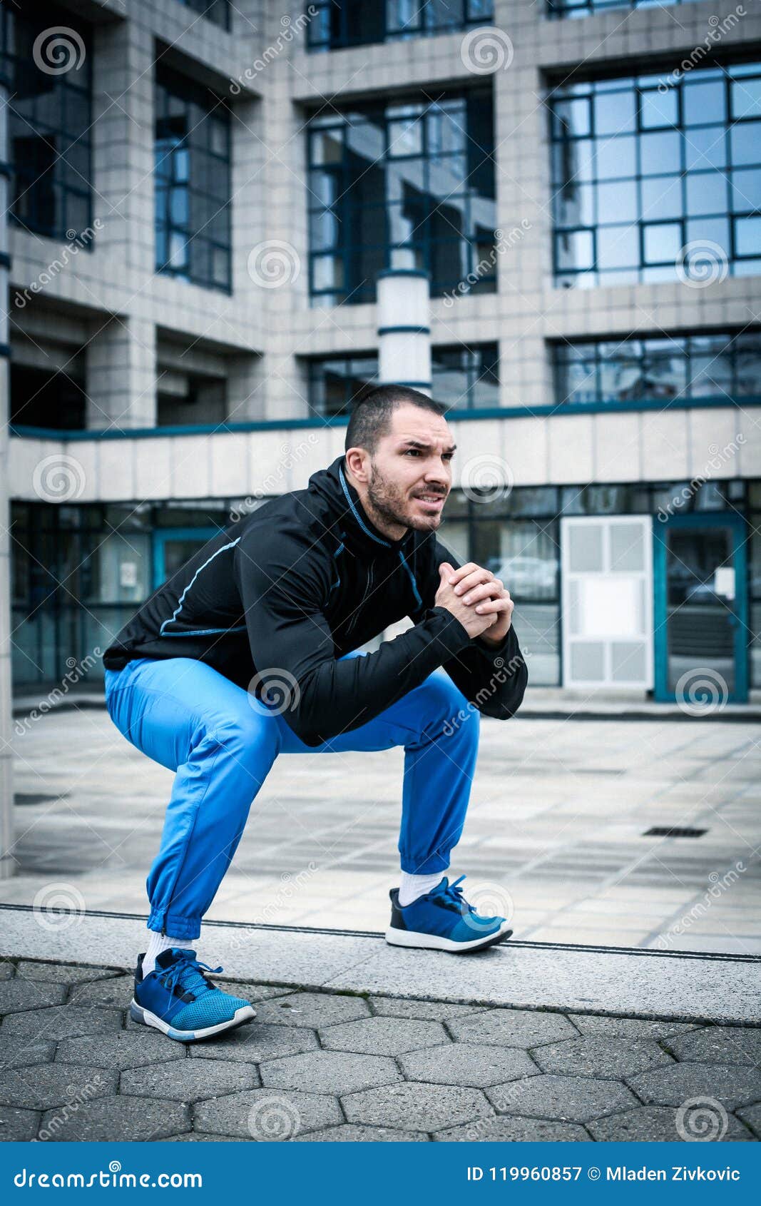 Man working Hard exercise. stock image. Image of chucks - 119960857