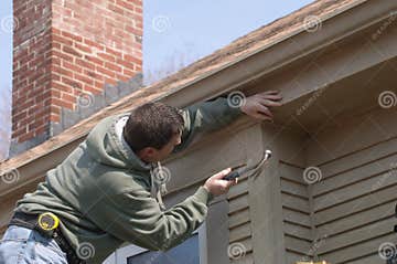 Man working on home stock photo. Image of home, level - 4603514