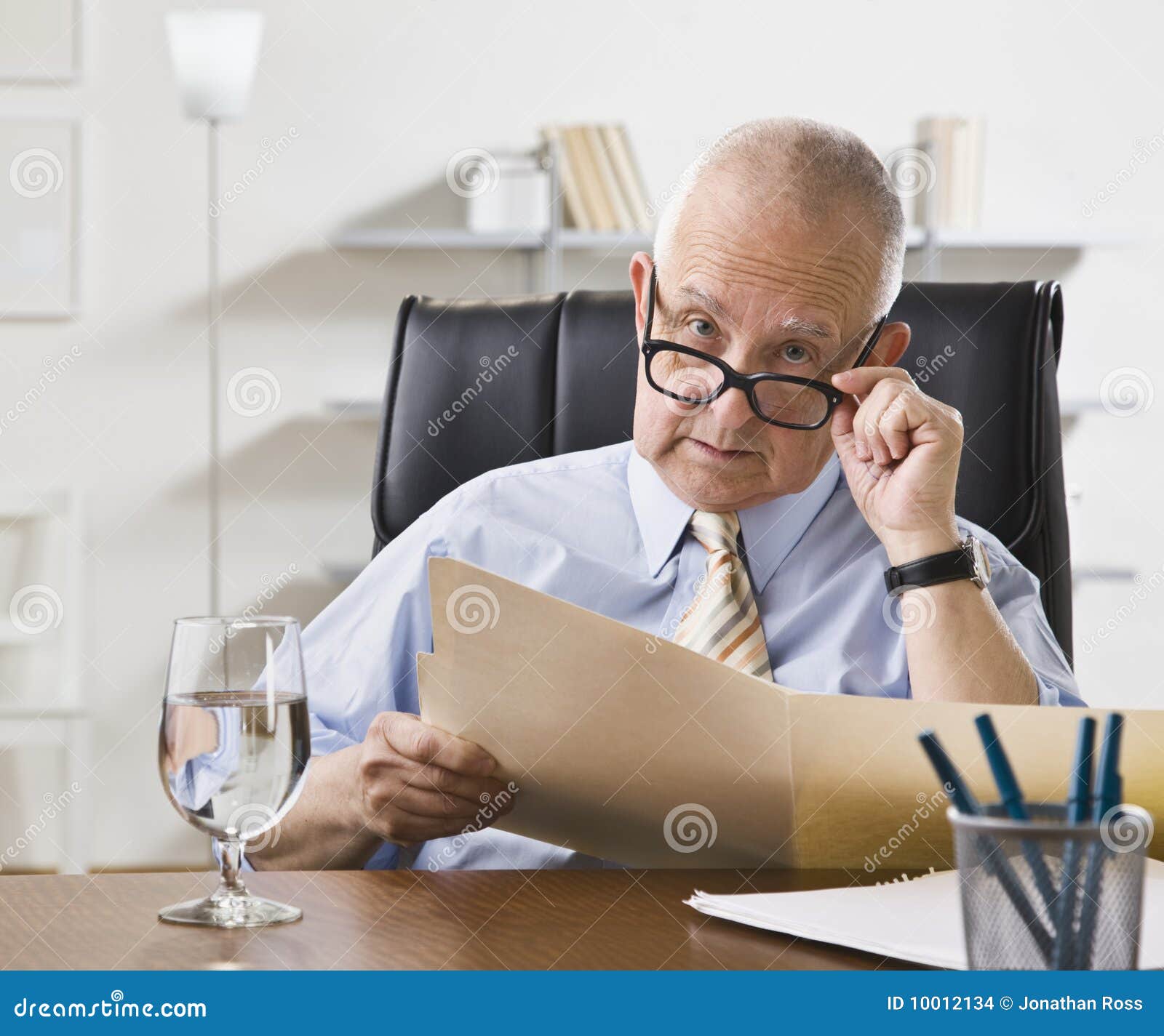 Man Working in Office stock photo. Image of reprimand - 10012134