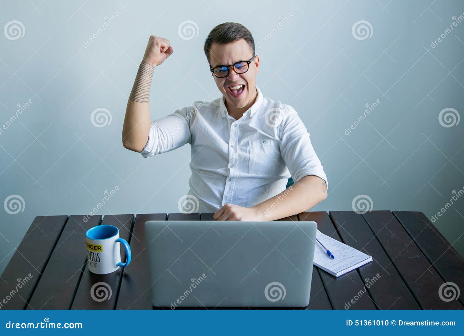 Man working in the office stock photo. Image of male - 51361010