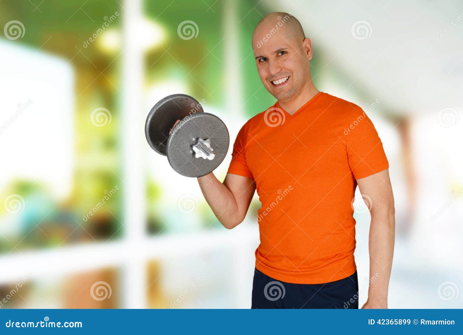 Man Working Out stock image. Image of exercise, aerobics - 42365899