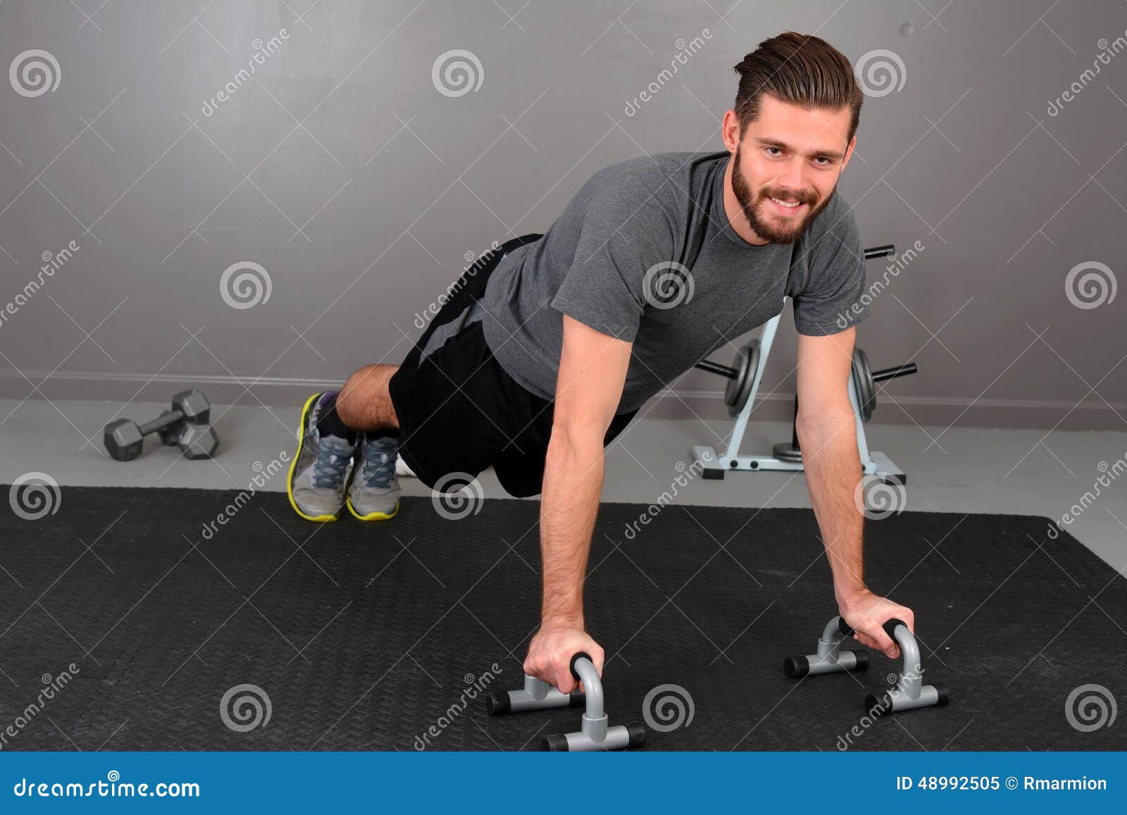 Man Working Out stock image. Image of sports, lifestyle - 48992505