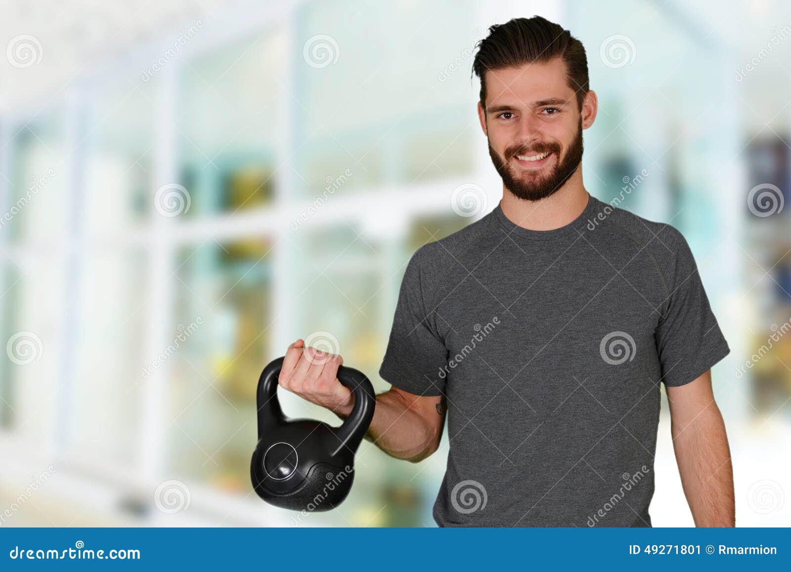 Man Working Out stock image. Image of happy, stylish - 49271801