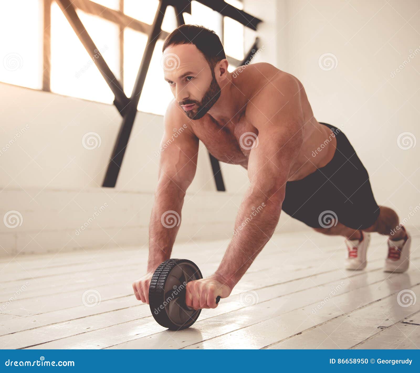 Man working out stock photo. Image of motivation, athlete - 86658950